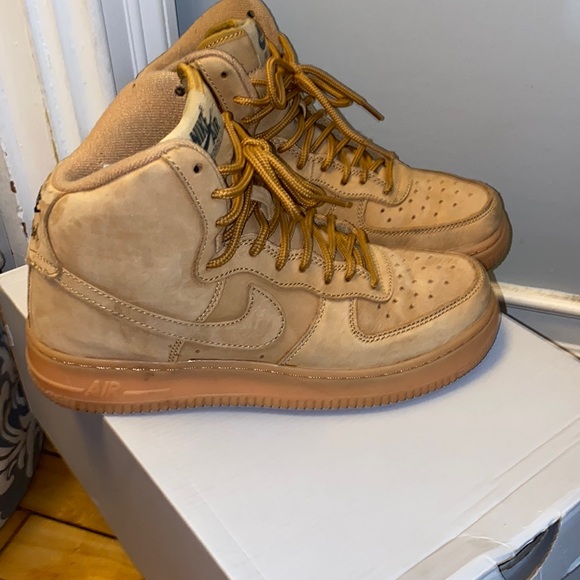 Nike | Shoes | Wheat Hightops Nike Airforce | Poshmark